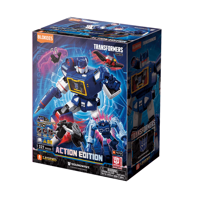 Blokees Figures - Transformers Action Edition 03 Soundwave — Saltire ...